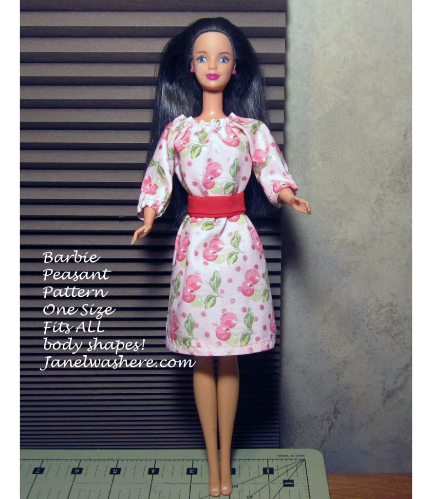 Barbie One Size Fits All Sewing Patterns – Janel Was Here